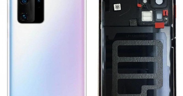 Huawei P40 Pro Rear Housing Panel Battery Door White - Cellspare